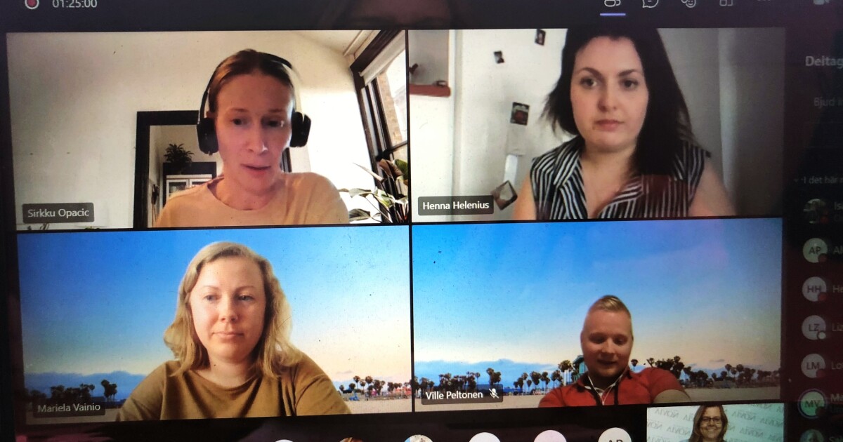 Nyhet - Novia bjöd in till en gemensam digital träff för studerande och ...