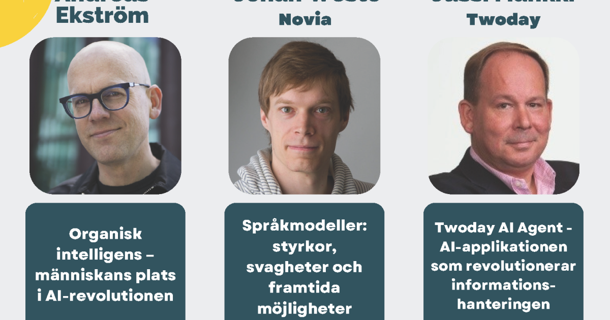 Evenemang - AI och ChatGPT - Framtiden i förändring » novia.fi