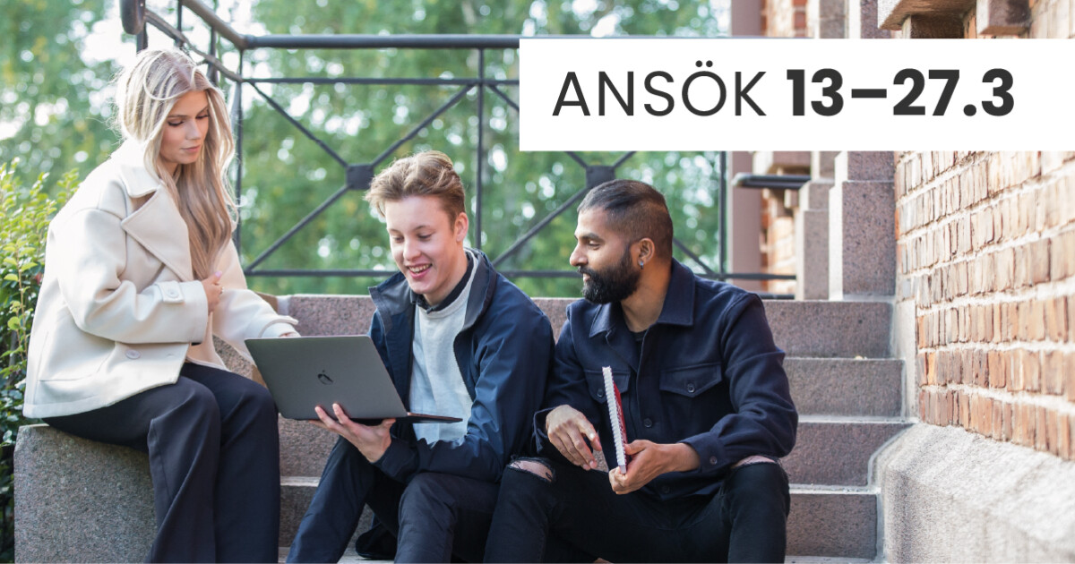 Nyhet - Ansökan till Novias utbildningar på svenska pågår 13-27.3.2024 ...